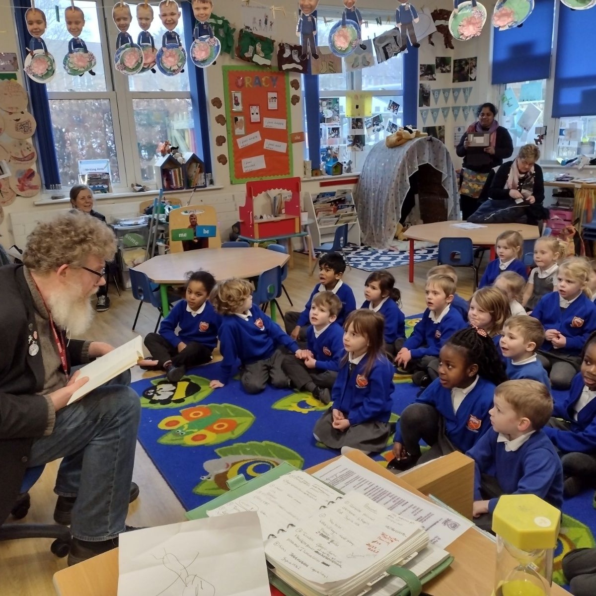 St Paul's Catholic Primary School - AF Harrold _ Author Visit